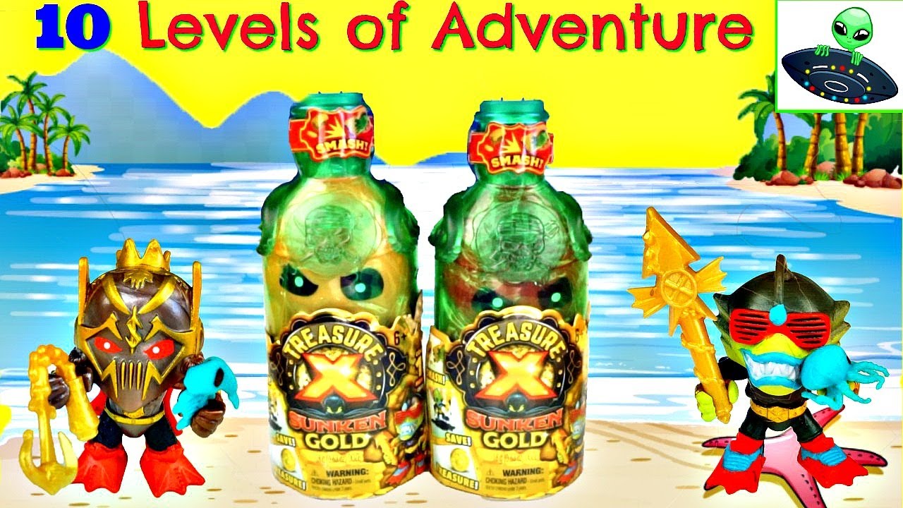 Treasure X Sunken GOLD 10 Levels of Adventure - YouTube