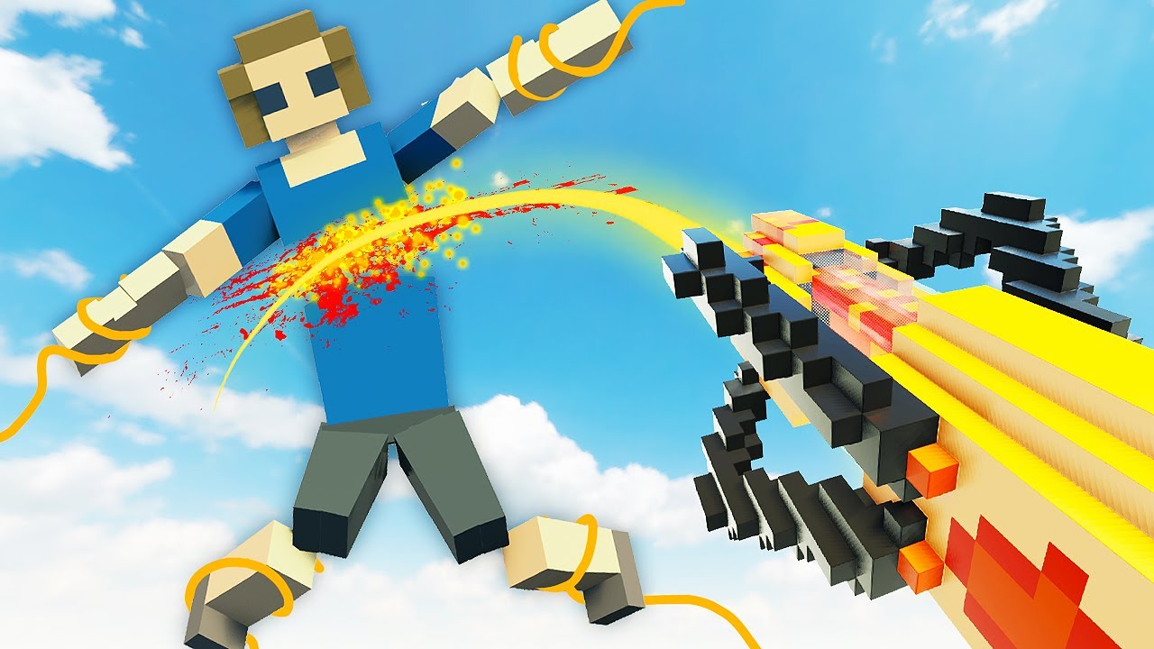 Slicing People in HALF with Overpowered Weapons... (Teardown Mods ...