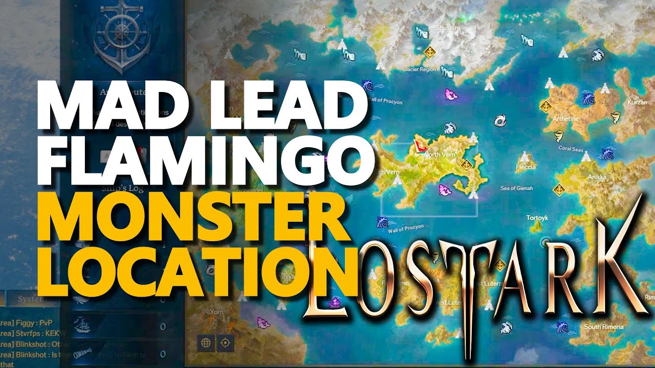 Mad Lead Flamingo Lost Ark Monster Location - YouTube