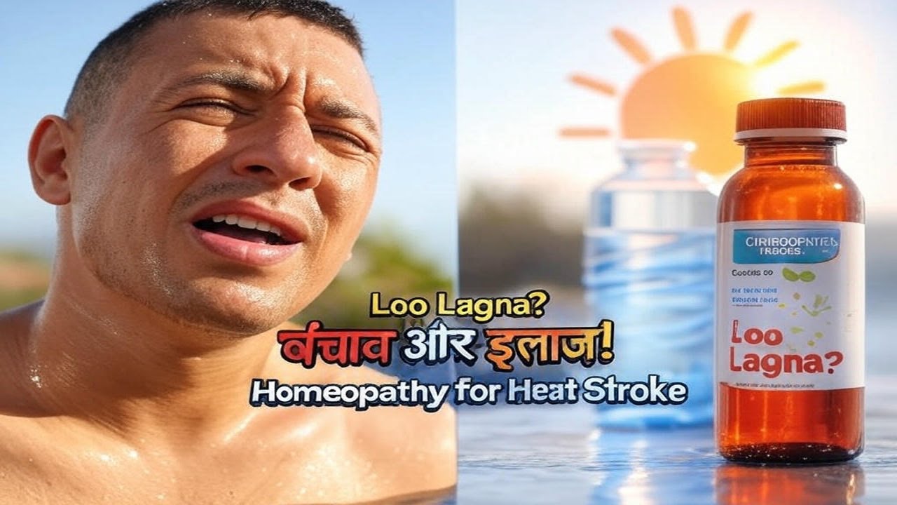 सनस्ट्रोक (Loo Lagna) से बचाव और होम्योपैथी ट्रीटमेंट | Heat Stroke ...