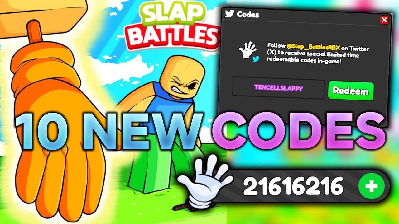*NEW* WORKING ALL CODES FOR Slap Battles IN 2024 DECEMBER! ROBLOX Slap ...