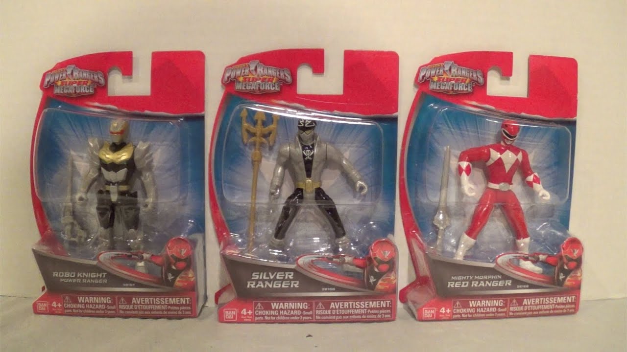 4 Inch Super Megaforce Rangers Wave 2 Review [Power Rangers Super ...