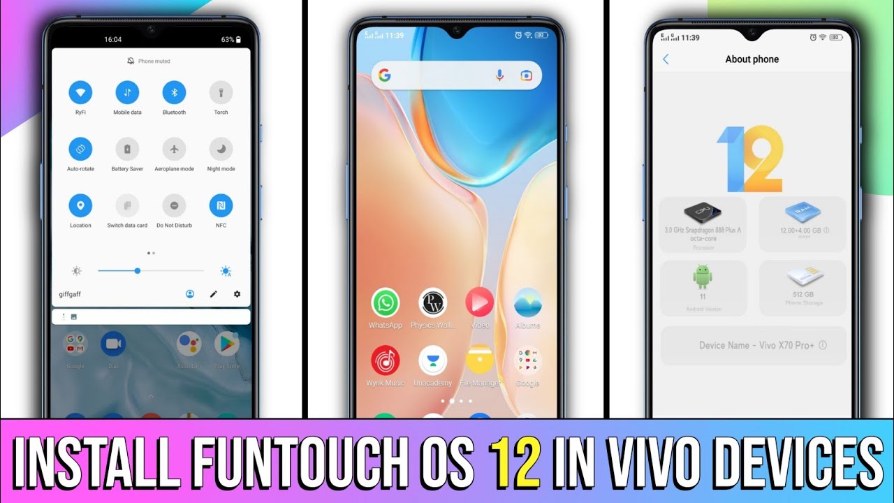 🔴Install Funtouch os 12 | Funtouch os 12 theme for vivo | vivo funtouch ...