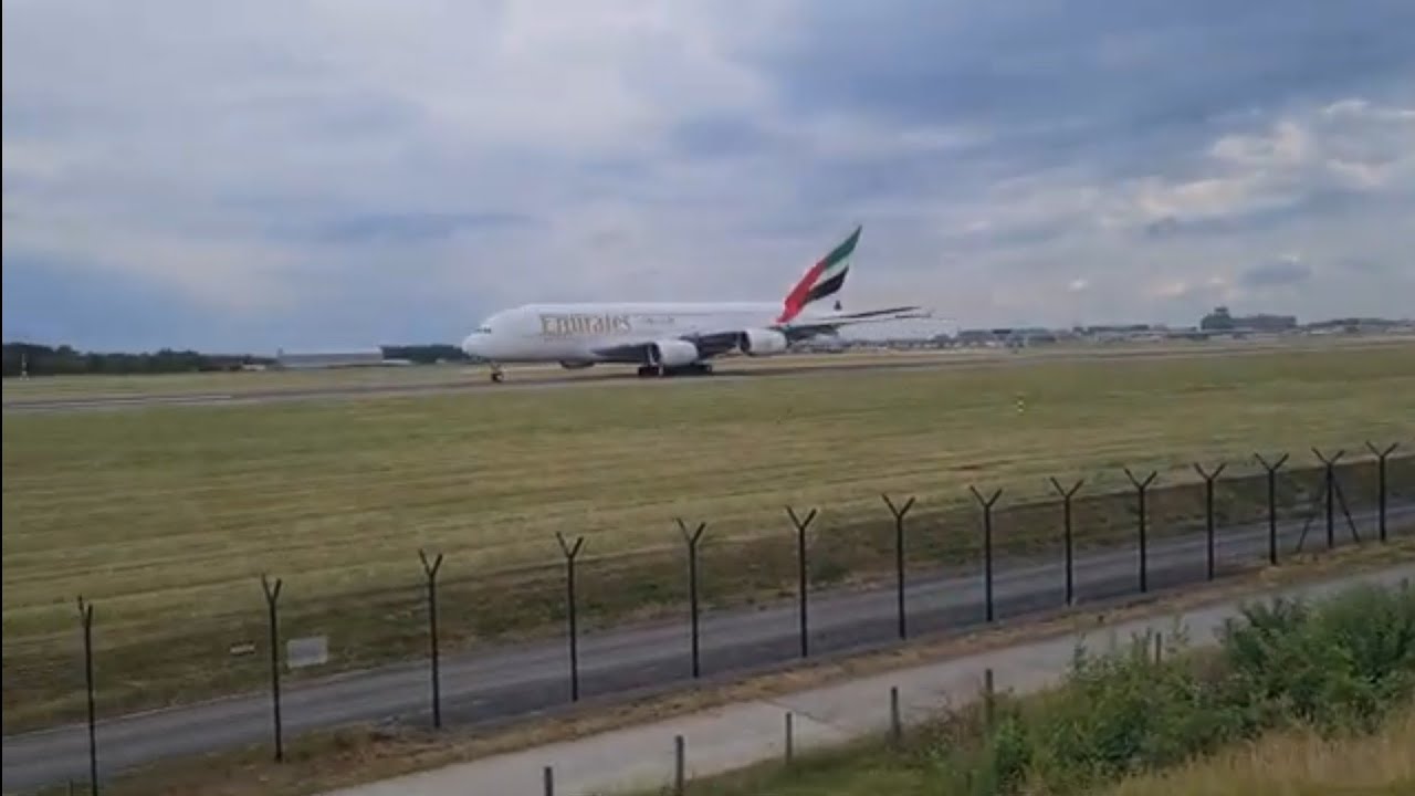 Manchester Airport Departures- Heavies Only - YouTube