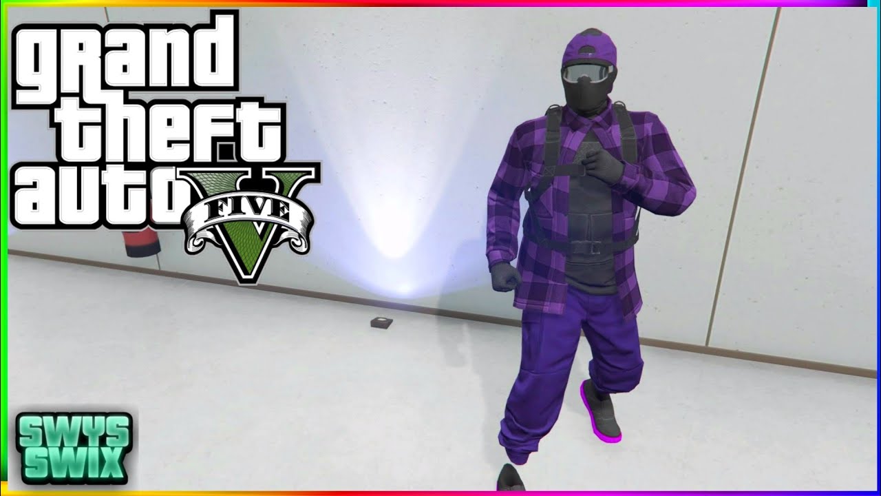 AVOIR UNE TENUE MODDER FULL VIOLETTE + JOGGER VIOLET SUR GTA 5 ONLINE ...