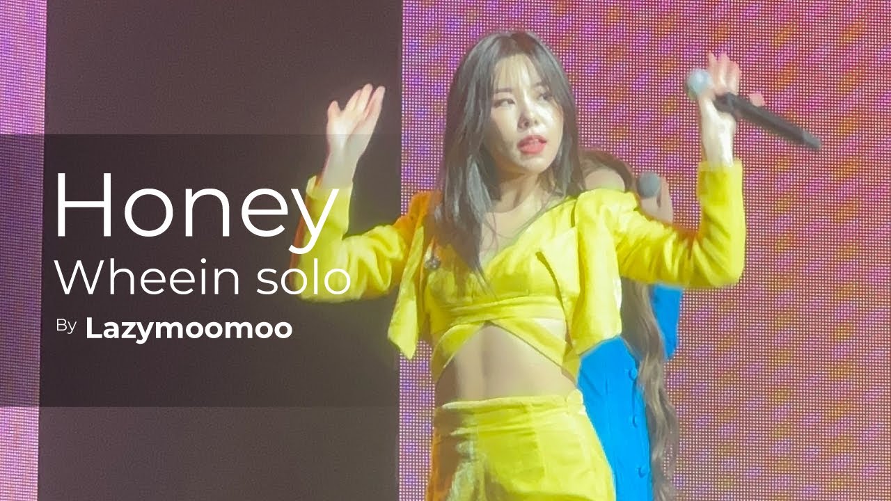 Mamamoo (4K) - Honey cover by Wheein Mycon Would Tour Bangkok 20230129 ...