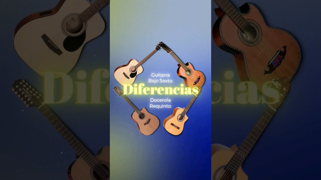 Diferencias guitarra, docerola, bajo sexto y requinto #regionalmexicano ...