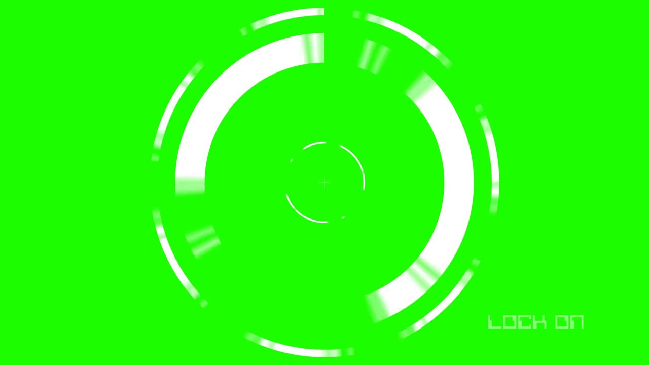 Lock On Target green screen chroma - YouTube