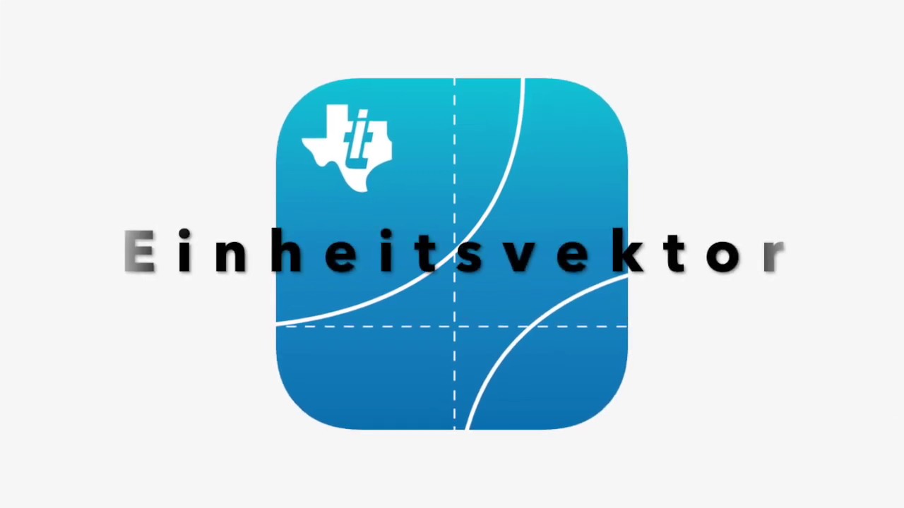 TI Nspire Einheitsvektor - YouTube