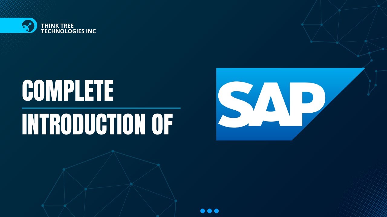 Introduction to SAP | Overview of SAP | SAP Product Overview - YouTube