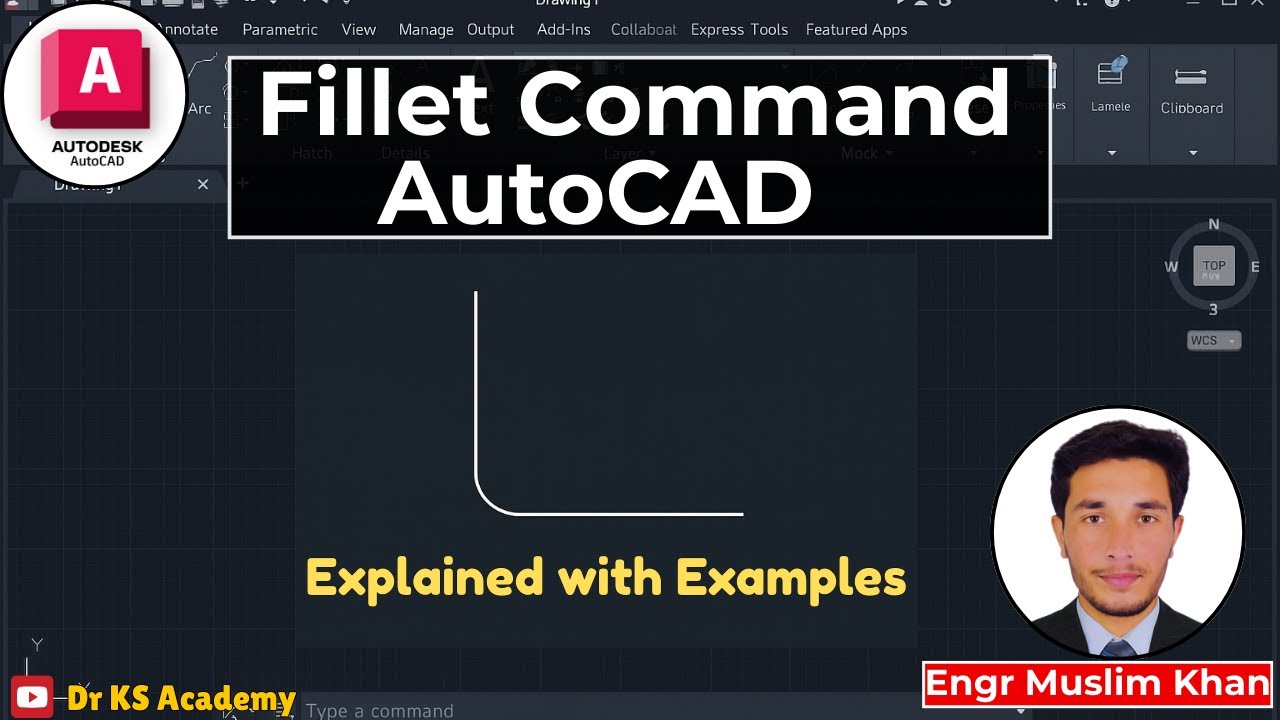 AutoCAD Tutorial: Fillet Command Explained with Examples | Beginner’s ...