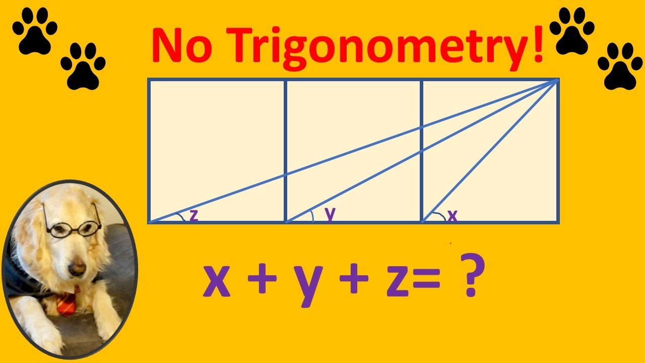 Math dog Math Dogtor loves geometry | Nice geometry problem - YouTube