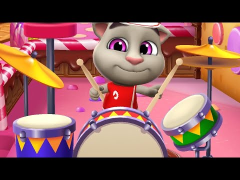 talking Tom dhool Baja Raha hai| Talking Tom playing drums| Talking Tom ...