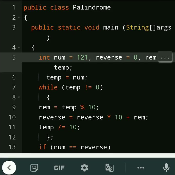 Palindrome Palindrome Program In Java How To Check Number Is