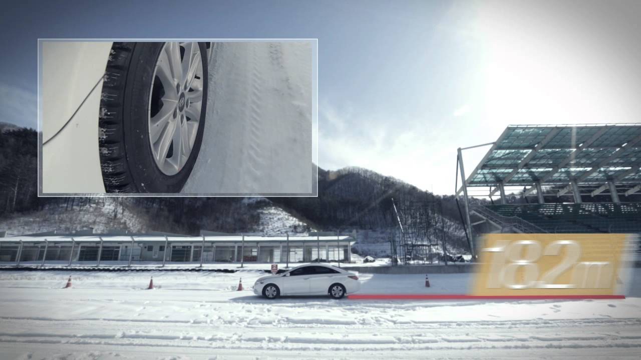 Spray Snow Chain performance test in Taebaek (Korean) - YouTube