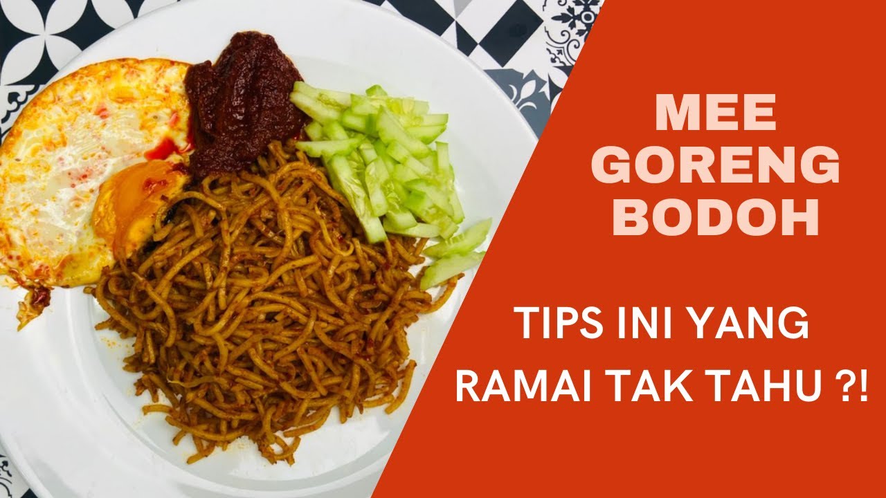 MEE GORENG BODOH ALA MEE GORENG PAK HASSAN TENGKERA MELAKA - YouTube