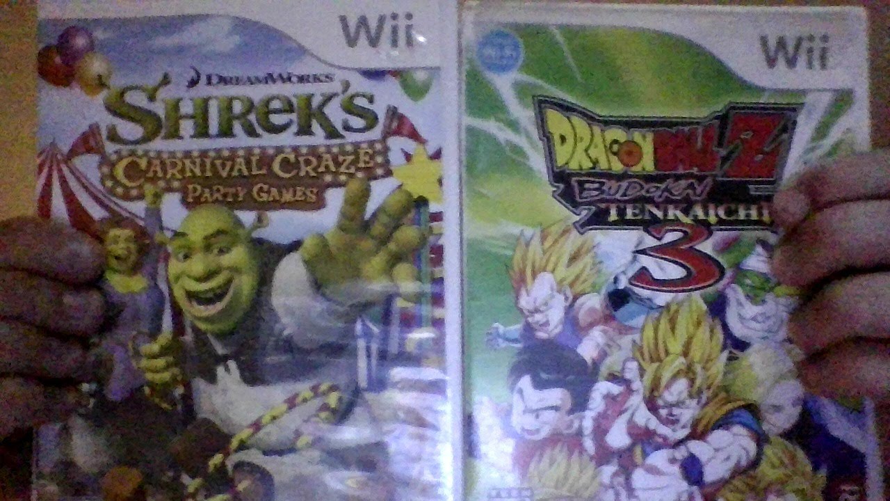 "Shrek's Carnival Craze Party Games"/"Dragon Ball Z: Budokai Tenkaichi ...