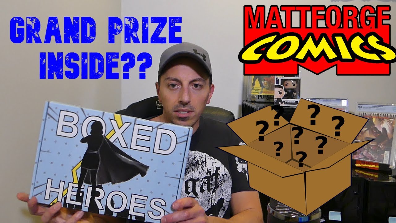 Grand Prize??? Comic Mystery Box Unboxing - YouTube