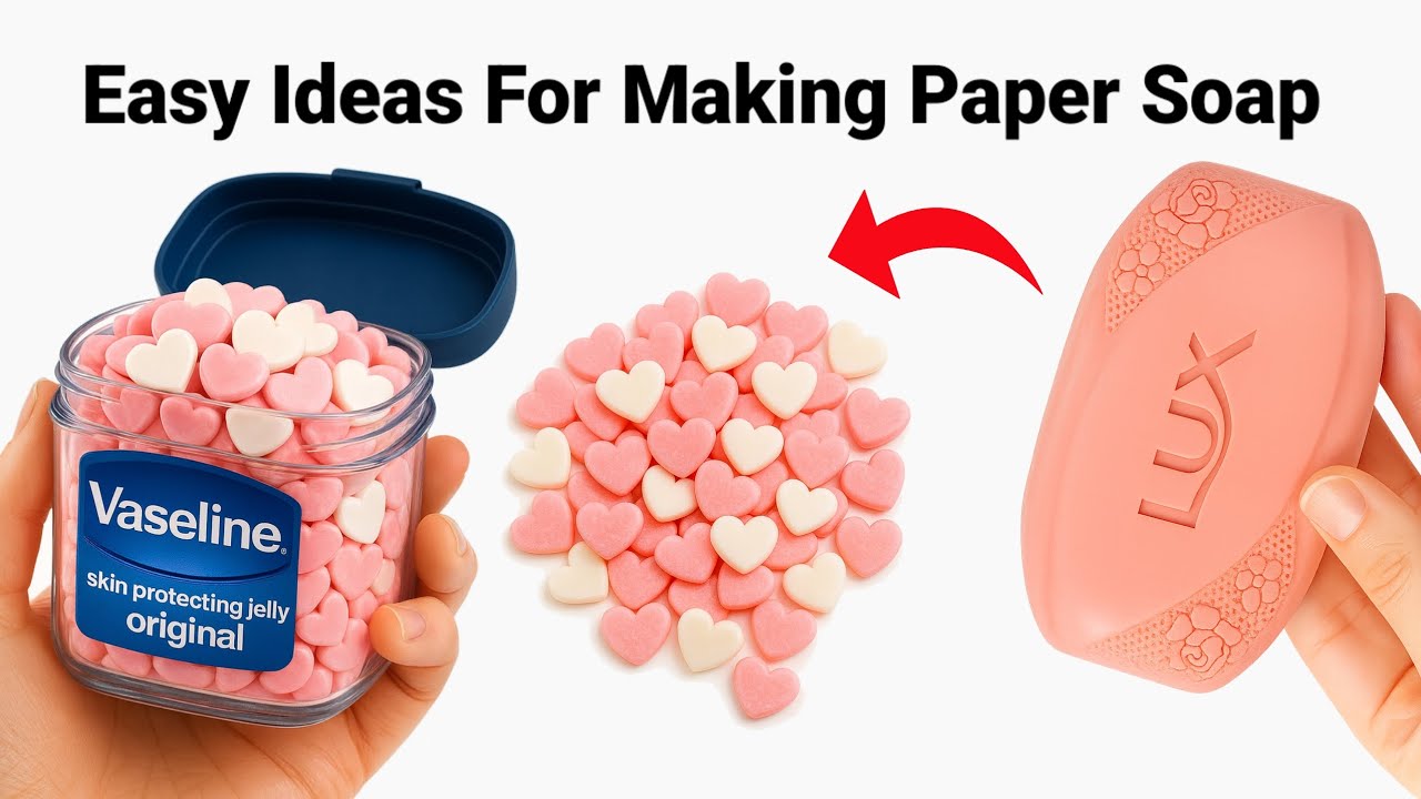 Homemade paper soap making kit/homemade paper soap/How to make paper ...