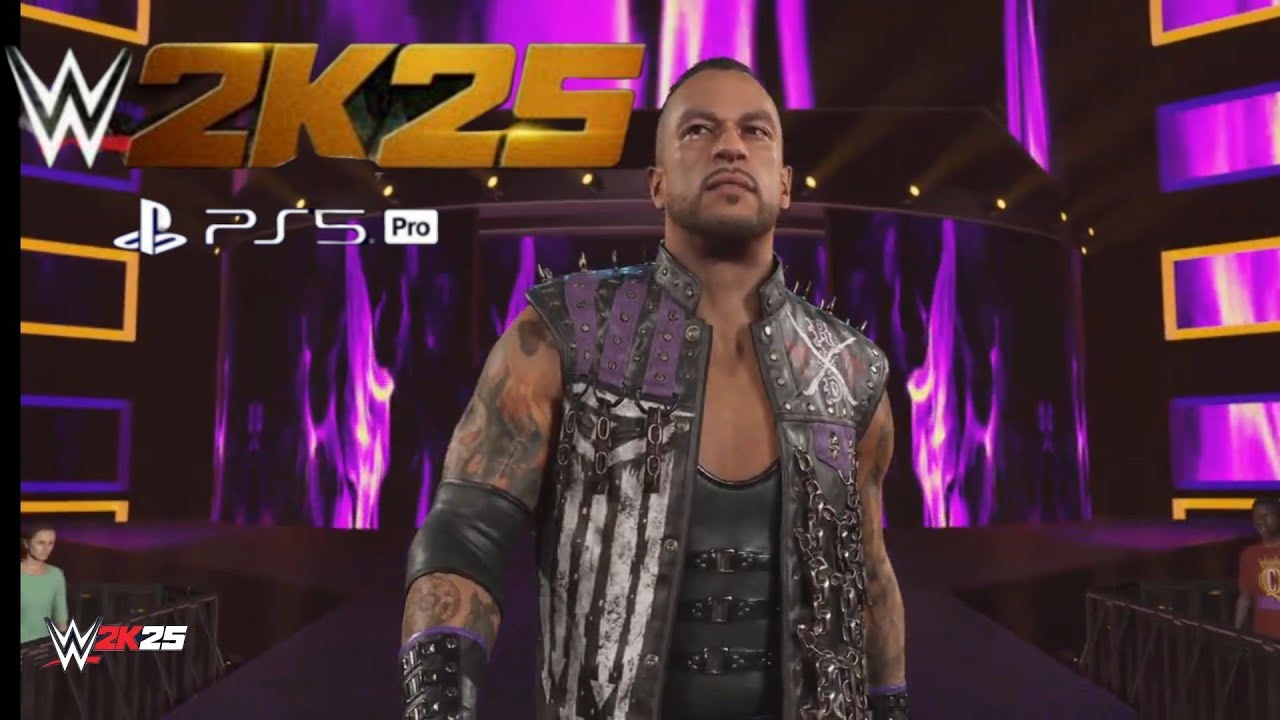 PS5 PRO WWE 2K25 Damian Priest Vs Drew McIntire [All Signature Moves ...