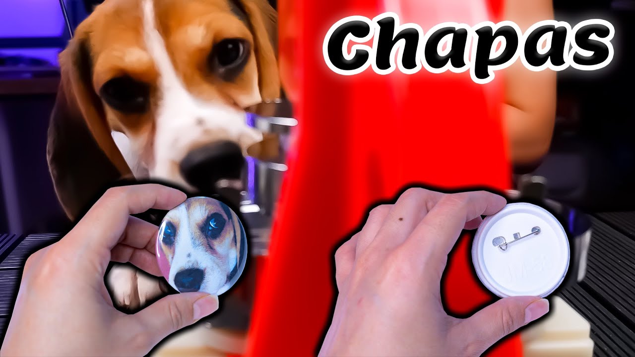 Chapas, botones o pines personalizados + unboxing, Armado y pruebas ...