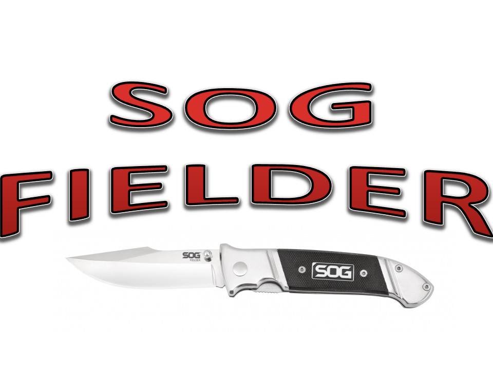 SOG Fielder Folding Knife Review / Overview - Budget EDC Knife - YouTube