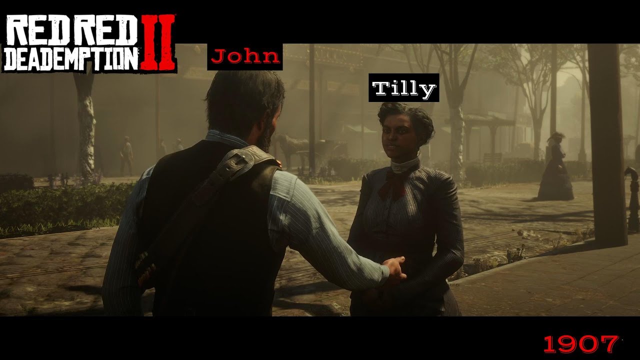 Running into Miss Tilly -RDR2 - YouTube