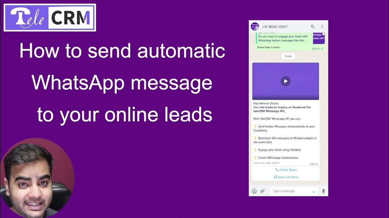 Send automatic whatsApp message to your Facebook leads || online leads ...