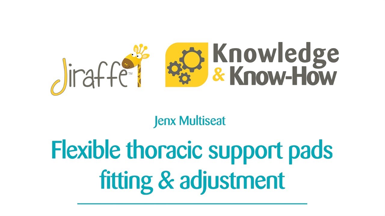 Jenx Multiseat - Flexible thoracic support pads - Jiraffe Knowledge ...