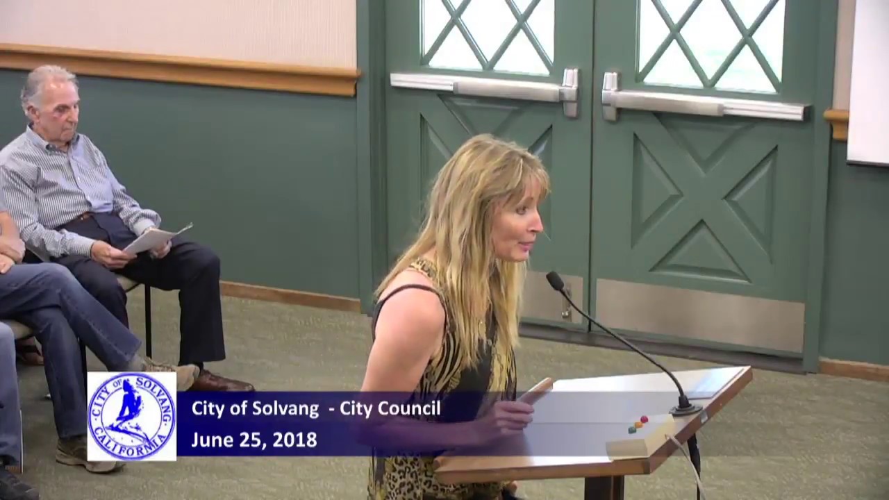 Solvang City Council - June 25, 2018 - YouTube