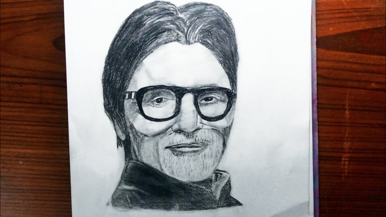 How to Draw Amitabh Bachchan @Aryan verma studios #shorts - YouTube