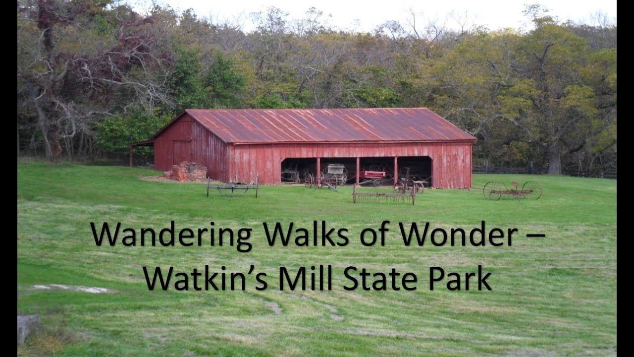 Wandering Walk through Watkins Mill State Park - YouTube
