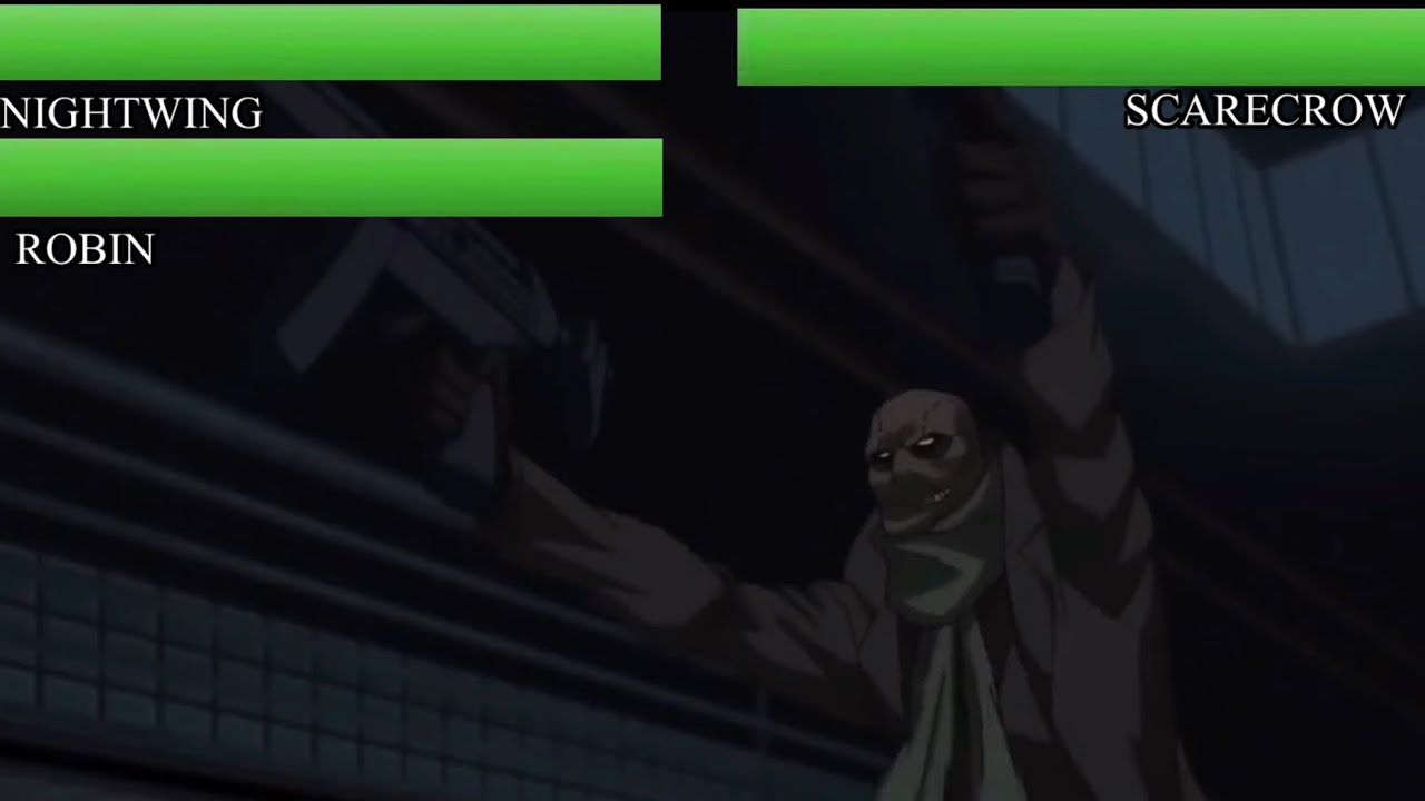 Nightwing and Robin vs Scarecrow Gang with Healthbars: Nightwing and ...