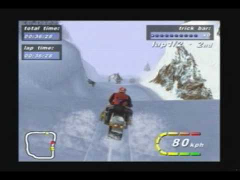 (2000) Polaris SnoCross - Gameplay - PC