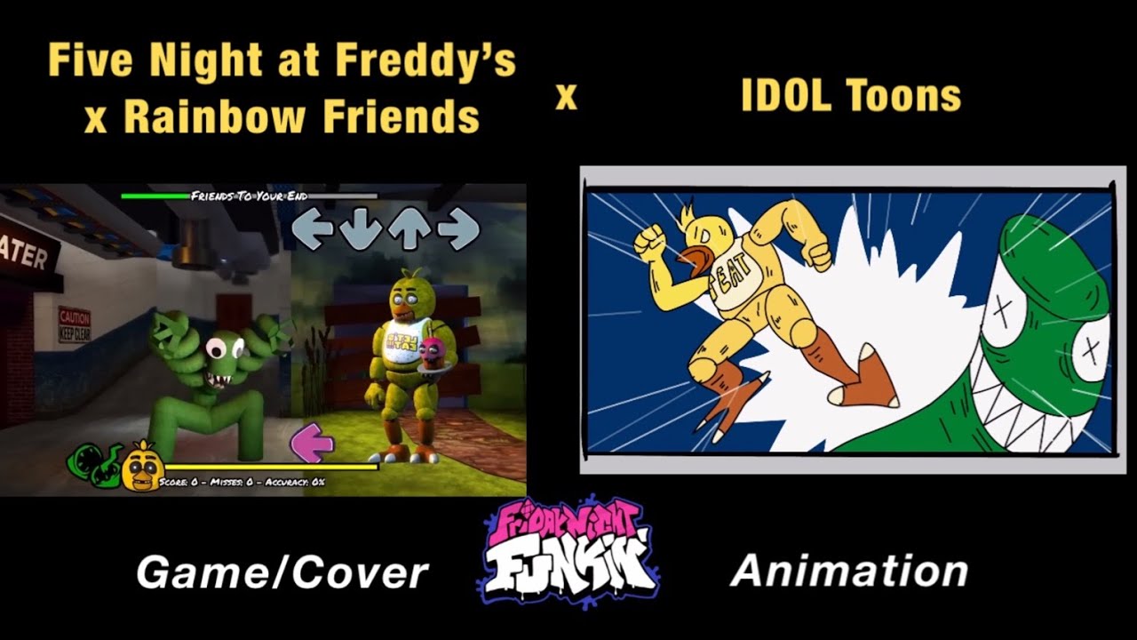 FNAF x Rainbow Friends | Five Nights at Freddy's Security Breach x FNF ...