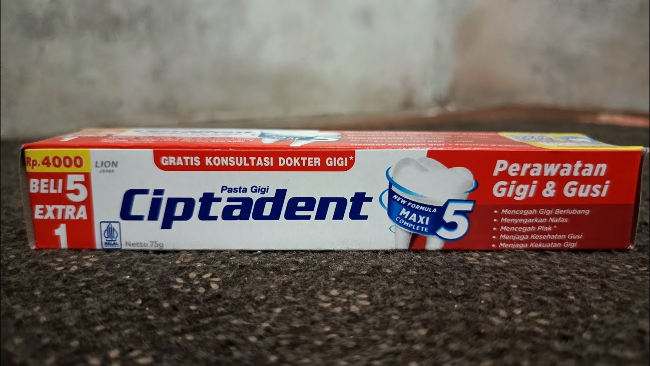 Ciptadent Toothbrush Medicine - Pasta Gigi - YouTube