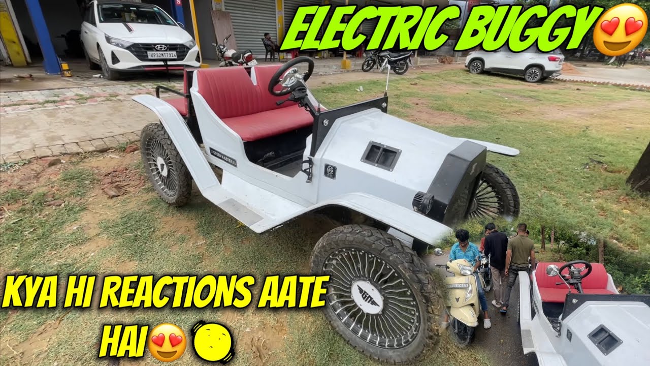 Electric buggy😍 by green masters kya reaction milte h😍🫨 - YouTube
