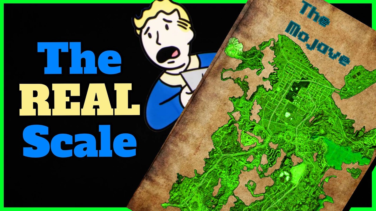 The Actual Size of Fallout's Maps - Smallest to Largest - YouTube