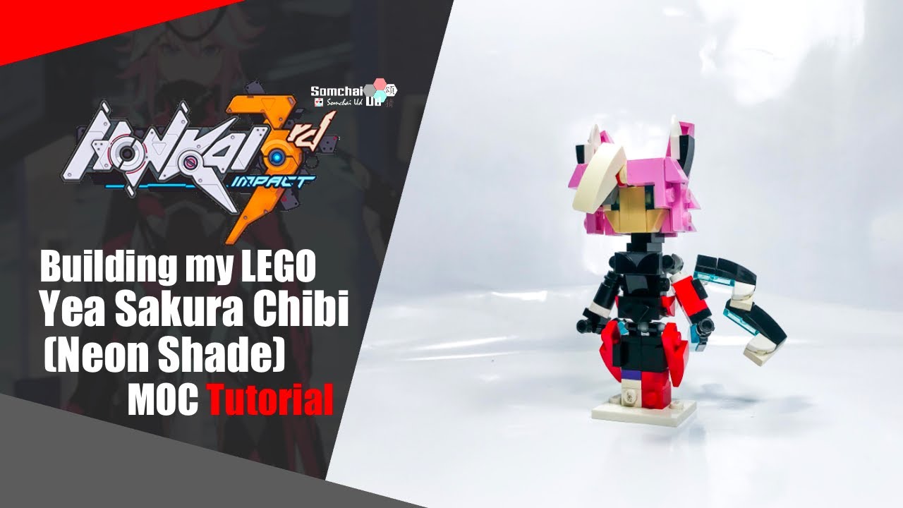 LEGO Honkai Impact 3rd Yae Sakura (Neon Shade) Chibi MOC Tutorial ...