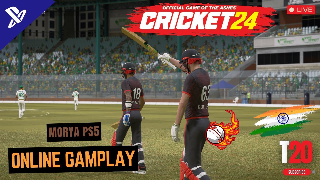 🔴 Cricket 24 (PS5) - Online Gameplay 4K HDR - YouTube