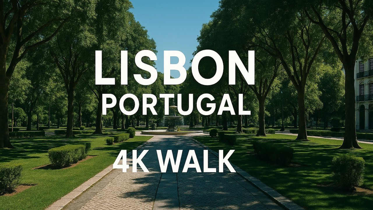 Walking in Lisbon Portugal | Historic Center and Green Oasis 4K Tour ...
