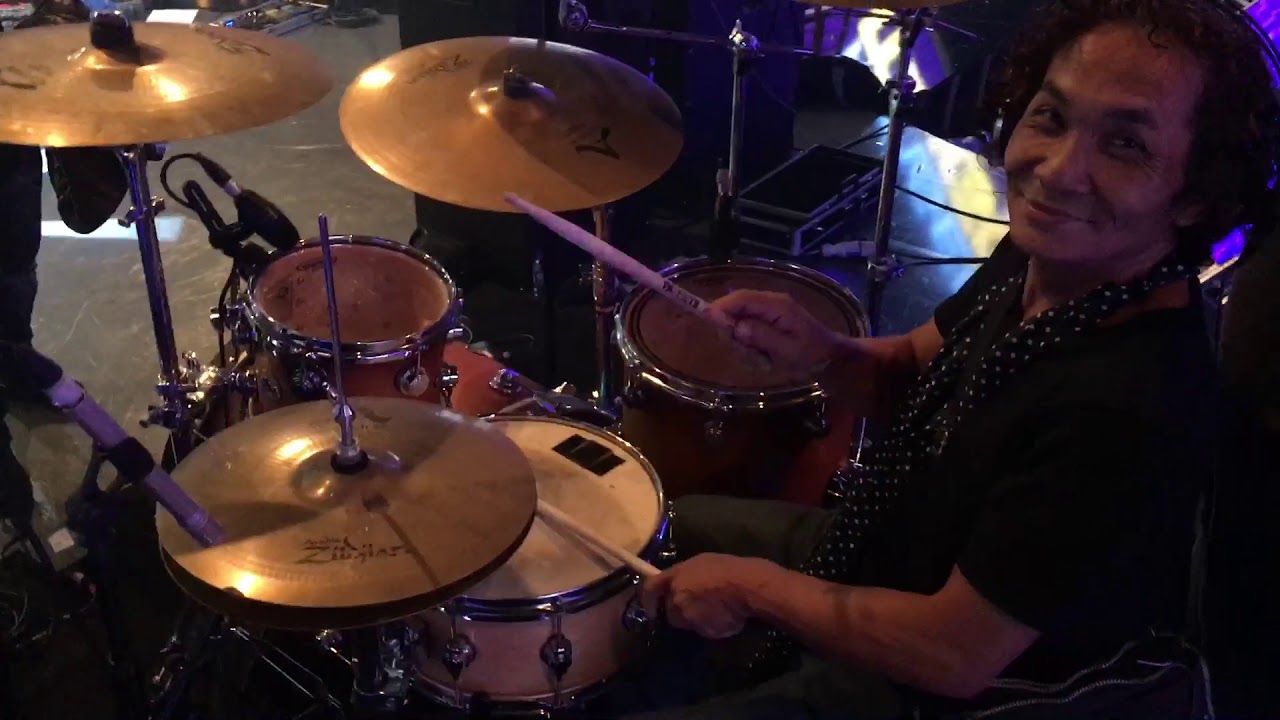 Jojet gersang/wings drum soundcheck - YouTube