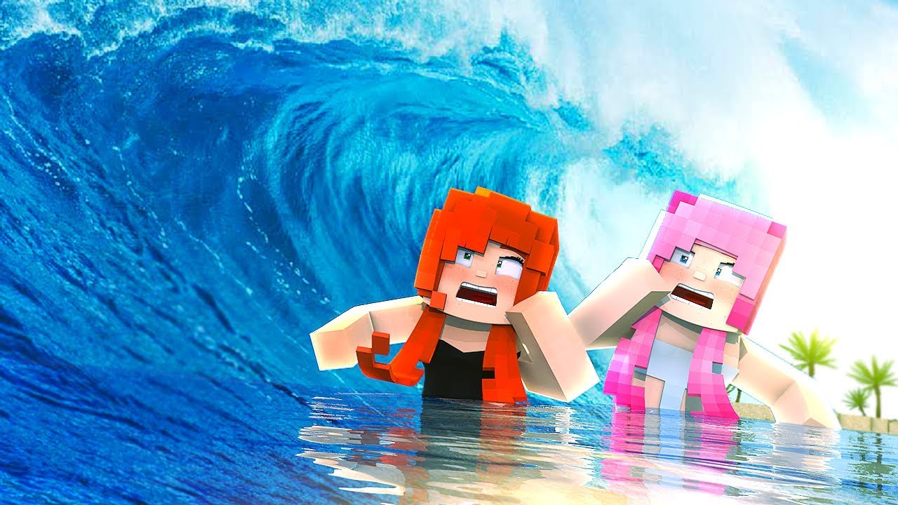 Minecraft creeper beach poster - dolfmod