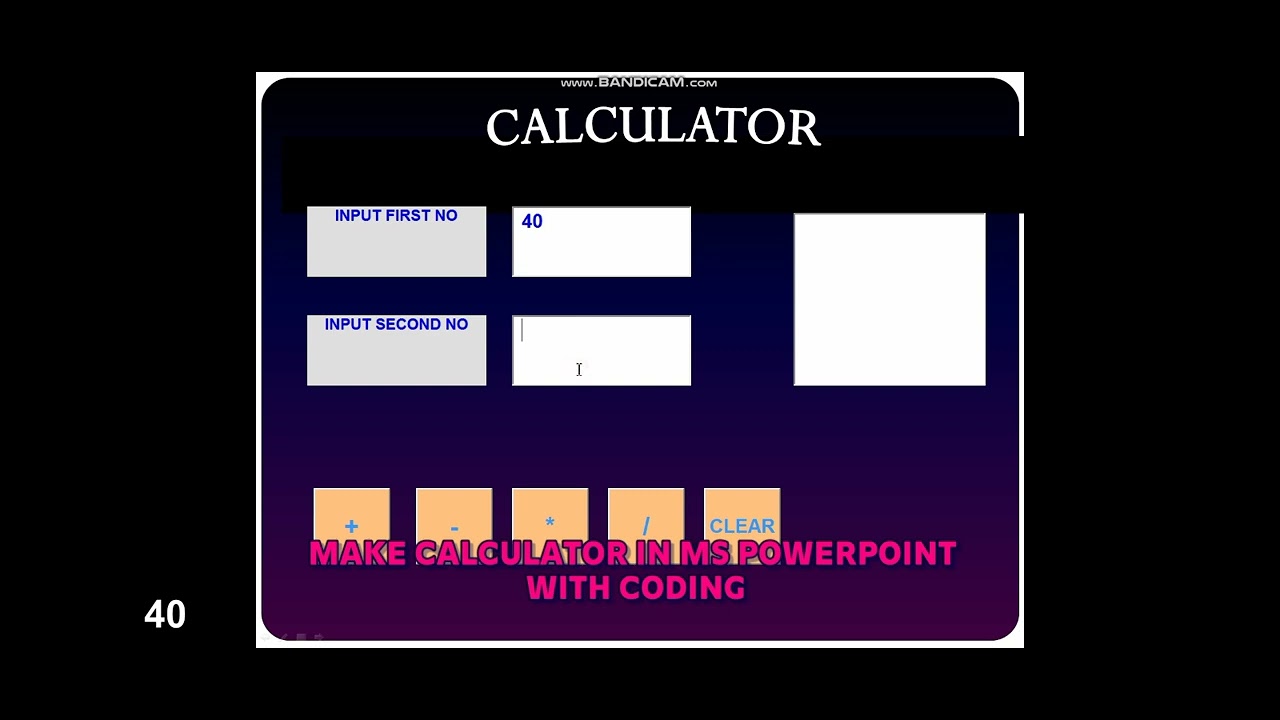 Make calculator in ms powerpoint ||ms powerpoint @# LAXMIPATEL.K - YouTube