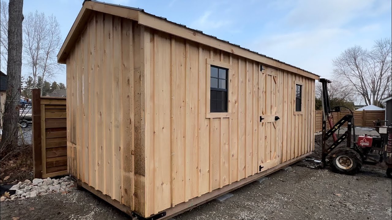 This big backyard shed fits perfectly. No Permit needed for this ...