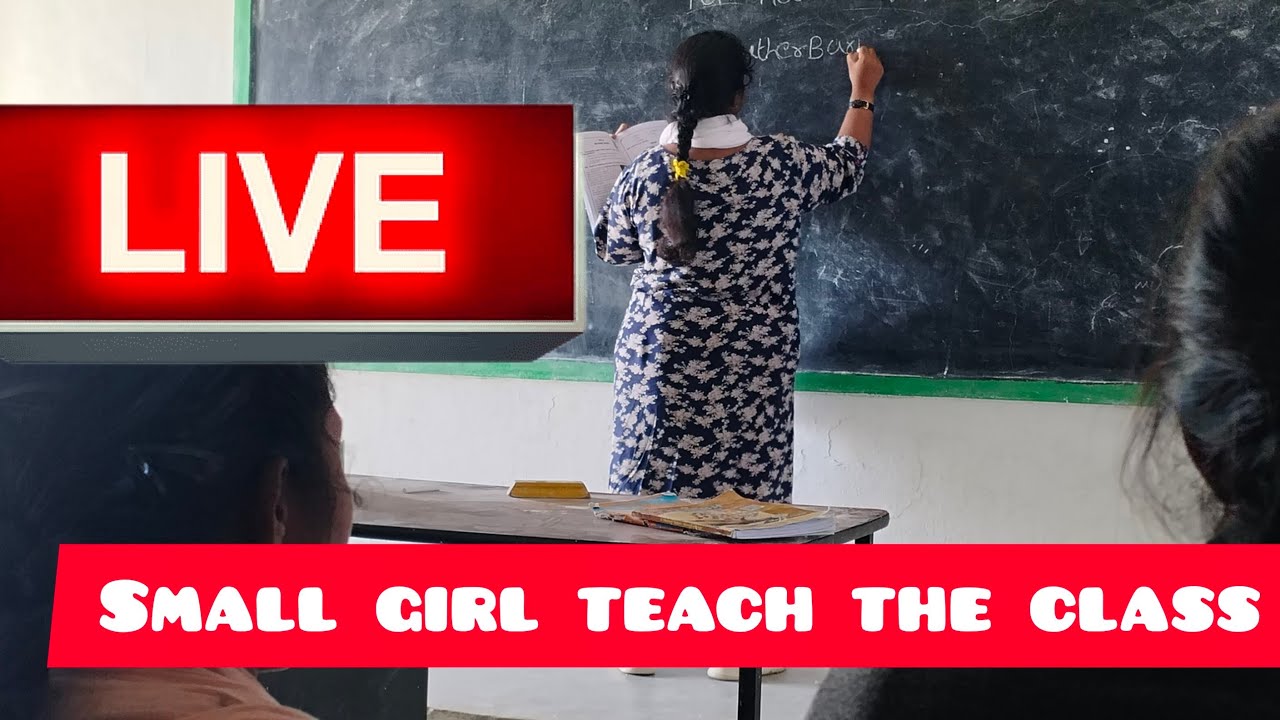 Small girl teach the class - YouTube