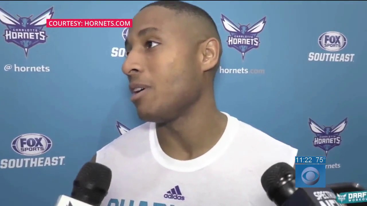 Elijah Wilson works out for Charlotte - YouTube