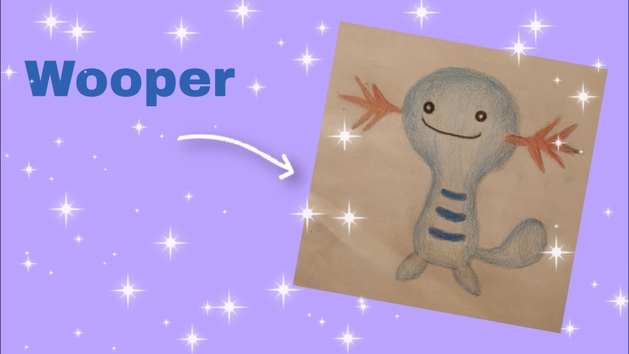 How to draw Wooper! Draw With Me #2 - YouTube