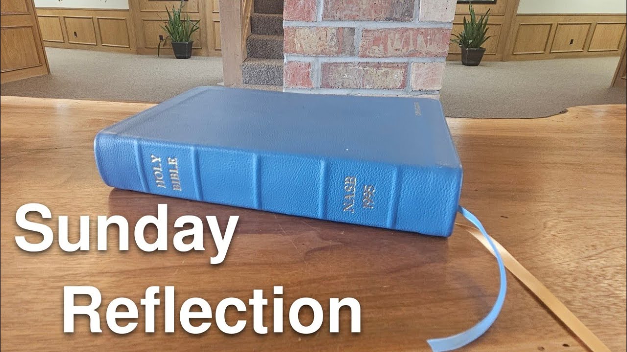 Sunday Reflection - YouTube