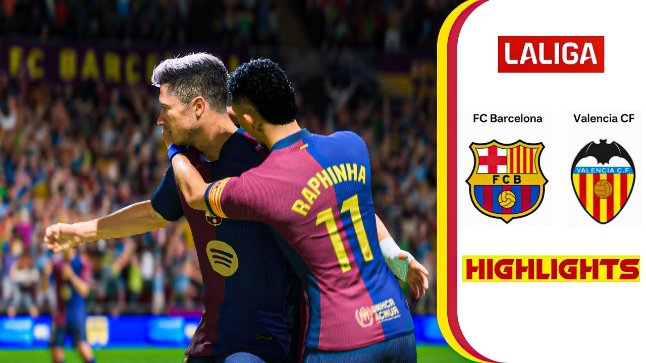 FC BARCELONA VS VALENCIA MATCH HIGHLIGHTS | LALIGA - YouTube